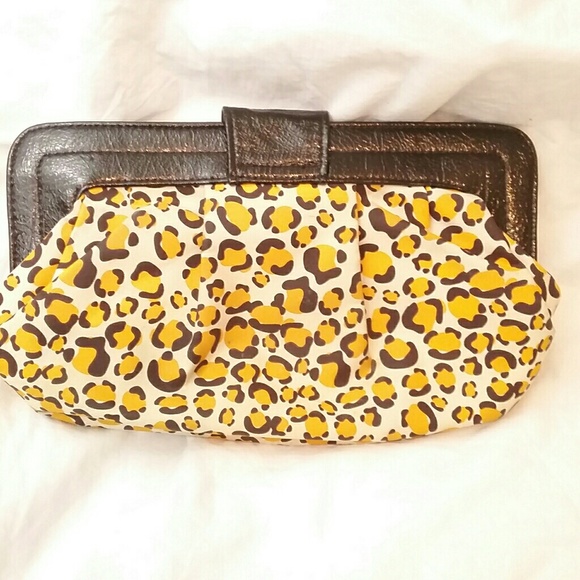 Bags | Vintage Style Leopard Print Clutch With Snaps | Poshmark